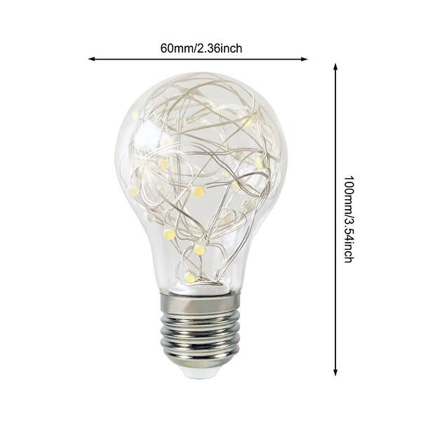 LED Fairy Light Bulb Outdoor Home Decor Garden Globe Lamp - Transparent ...