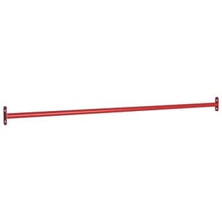 vidaXL 1/2/3x Turning Bars Steel Red Gymnastic Gym Equipment Horizontal ...