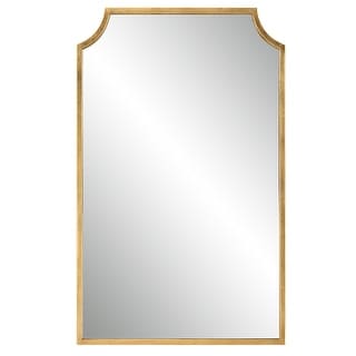 Porch & Den Gold Metal Concave Corner Wall Mirror - Bed Bath & Beyond ...