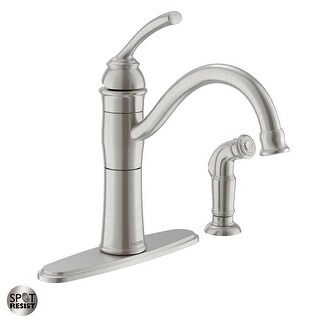 Moen Braemore High-Arc Kitchen Faucet with Side Spray - Bed Bath ...