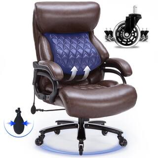 600LBS Large Heavy Duty Office Chair,Big and Tall Office Chair for ...