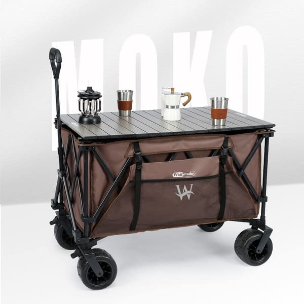 Moko Large Folding Collapsible Utility Camping Park Moko Wagon Cart ...