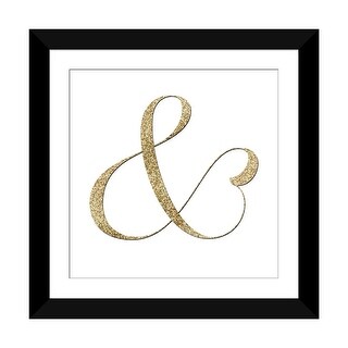 iCanvas "Gold Fancy Ampersand" by blursbyai - Bed Bath & Beyond - 37414726
