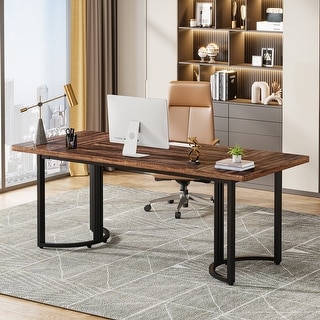 70.8-in Large Executive Desk, Modern Conference Table - Bed Bath ...