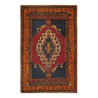 Red Antique Turkish Rug - 4'8" X 7'2" - Rust - 4'8'' x 7'2'' - Bed Bath ...
