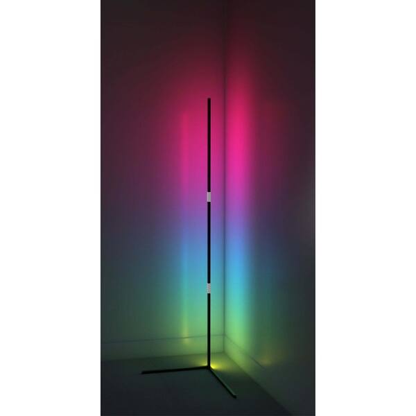 RGB Corner Light Bar Floor Lamp - Bed Bath & Beyond - 37529851