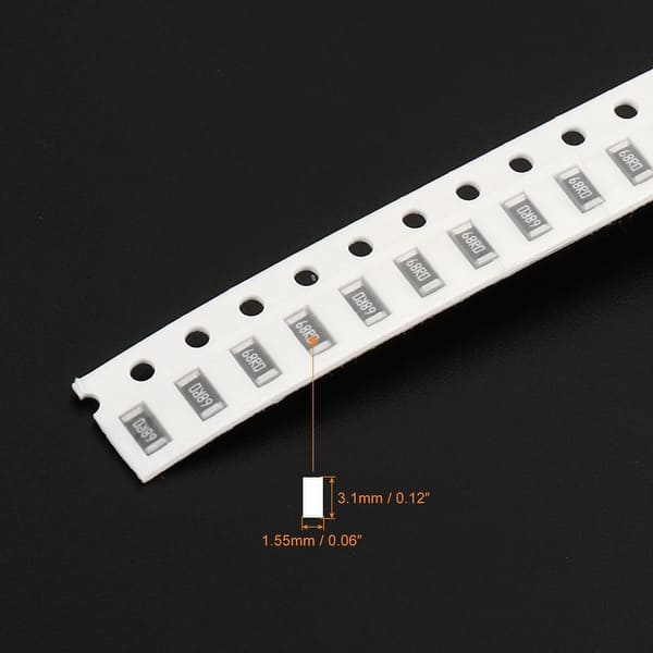 100 Pcs 1206 Chip Resistor 68 Ohm 1/4W Surface Mount Device Resistor ...