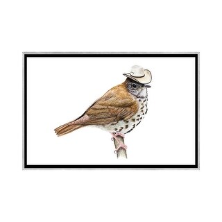 iCanvas "Wood Thrush" by Mikhail Vedernikov Framed - Bed Bath & Beyond ...