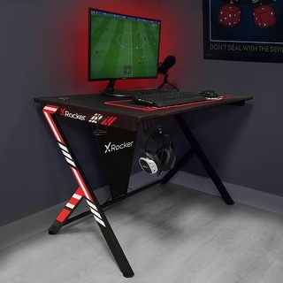 X Rocker Ocelot Gaming Desk - Bed Bath & Beyond - 33736067