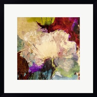 Jim Stone 'Floating Flowers I (detail)' Framed Art - Bed Bath & Beyond ...