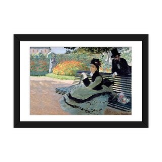 iCanvas "Madame Monet on a Garden Bench" by Claude Monet - Bed Bath ...