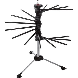 Marcato Atlas Pasta Drying Rack, Tacapasta, Steel, Collapsible, Black ...