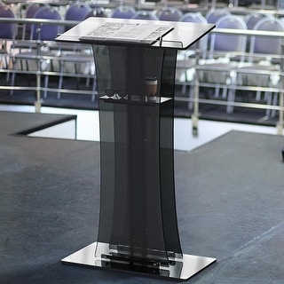 Moasis 47" Acrylic Podium Stand Portable Lectern Pulpits - Bed Bath ...