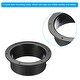 5" Duct Connector Flange ABS Ducting Airflow Tube Vent Connector Black ...