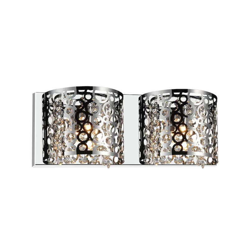 Bubbles 2 Light Vanity Light With Chrome Finish - Bed Bath & Beyond ...