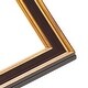 9x16 Frame Gold Real Wood Picture Frame Width 1.75 inches | Interior ...