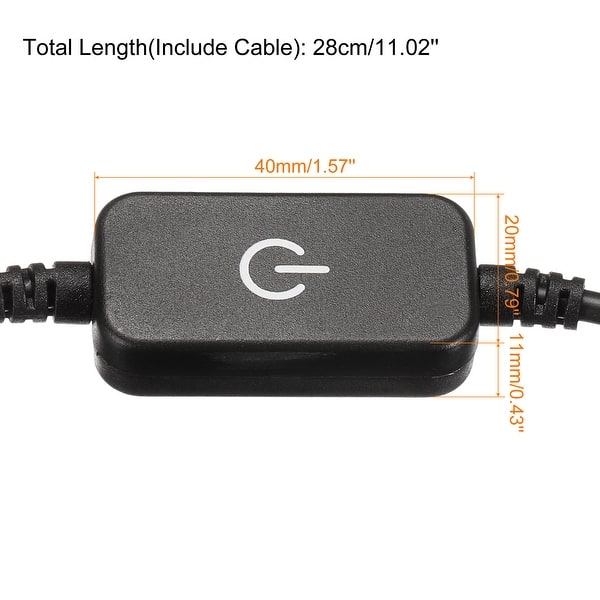 LED Touch Inline Dimmer 5/12/24V 2A DC Cord Tact Switch Controller - Bed Bath & Beyond - 36806860