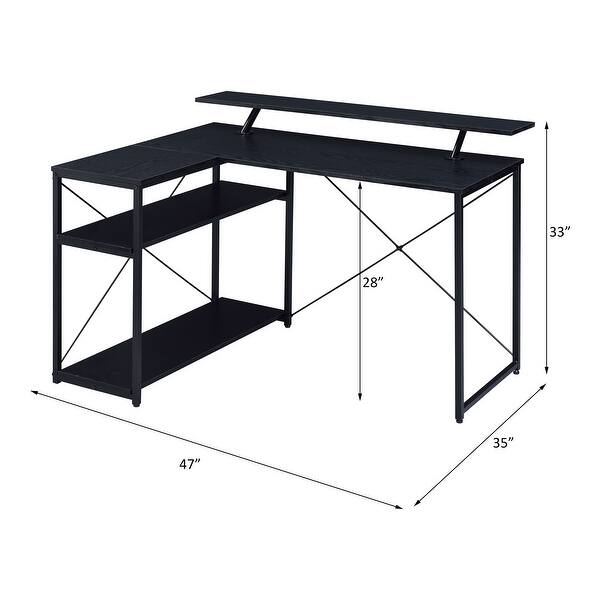ACME Drebo Writing Desk in Black - Bed Bath & Beyond - 31978073
