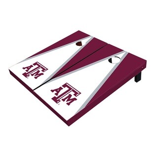 Texas A&M Aggies White and Maroon Matching Triangle Cornhole Boards ...