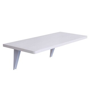 30-inch White Wall Mounted Desk - Bed Bath & Beyond - 33524782