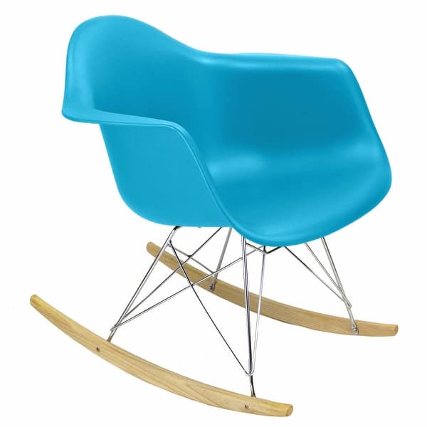 Blue Modern Rocking Chair - Bed Bath & Beyond - 36088339