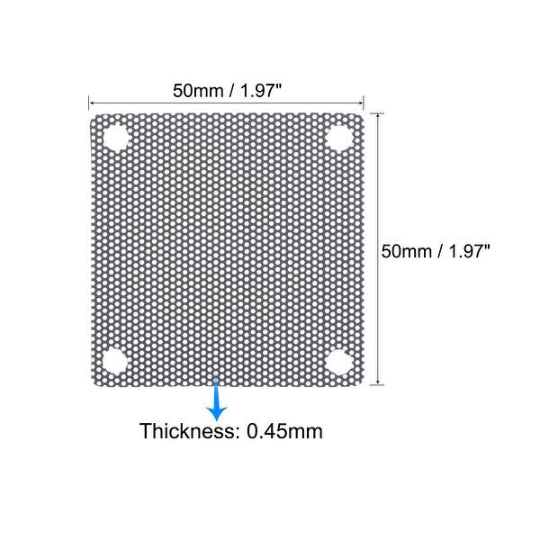 PC Dust Fan Screen with Screws for Cooling Dustproof Case Cover PVC ...