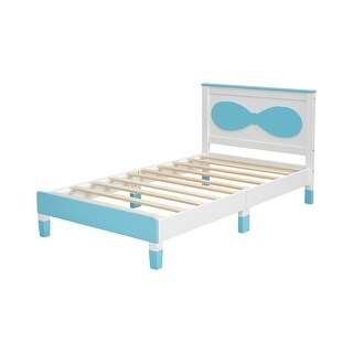 Twin Size Wooden Bow Bed - Bed Bath & Beyond - 40963344