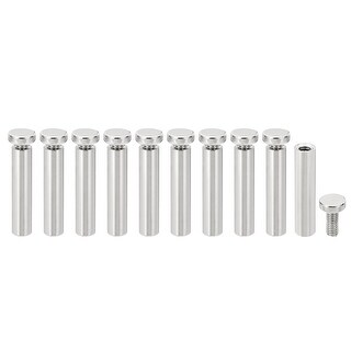 Sign Standoff Screws, 20 Pcs Stainless Steel Wall Standoff - Silver ...