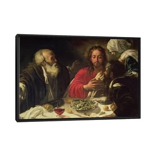 iCanvas "The Supper at Emmaus, c.1614-21" by Michelangelo Merisi da ...