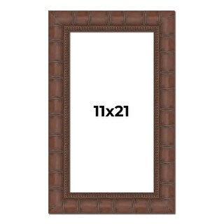 11x21 Frame Pewter Solid Wood Picture Frame Width 1.625 Inches ...