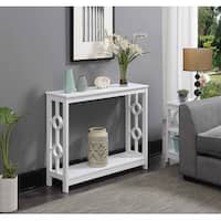 Convenience Concepts Ring Console Table with Shelf - On Sale - Bed Bath ...