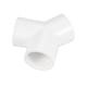 1.57" PVC Pipe Fittings 3 Way Y Shape Water Joint Connectors Adapters ...