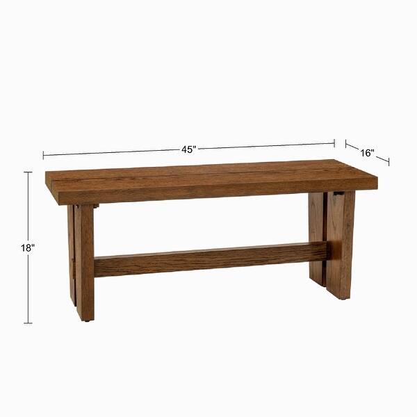 Country Bench Solid Wood legs - Bed Bath & Beyond - 38858799