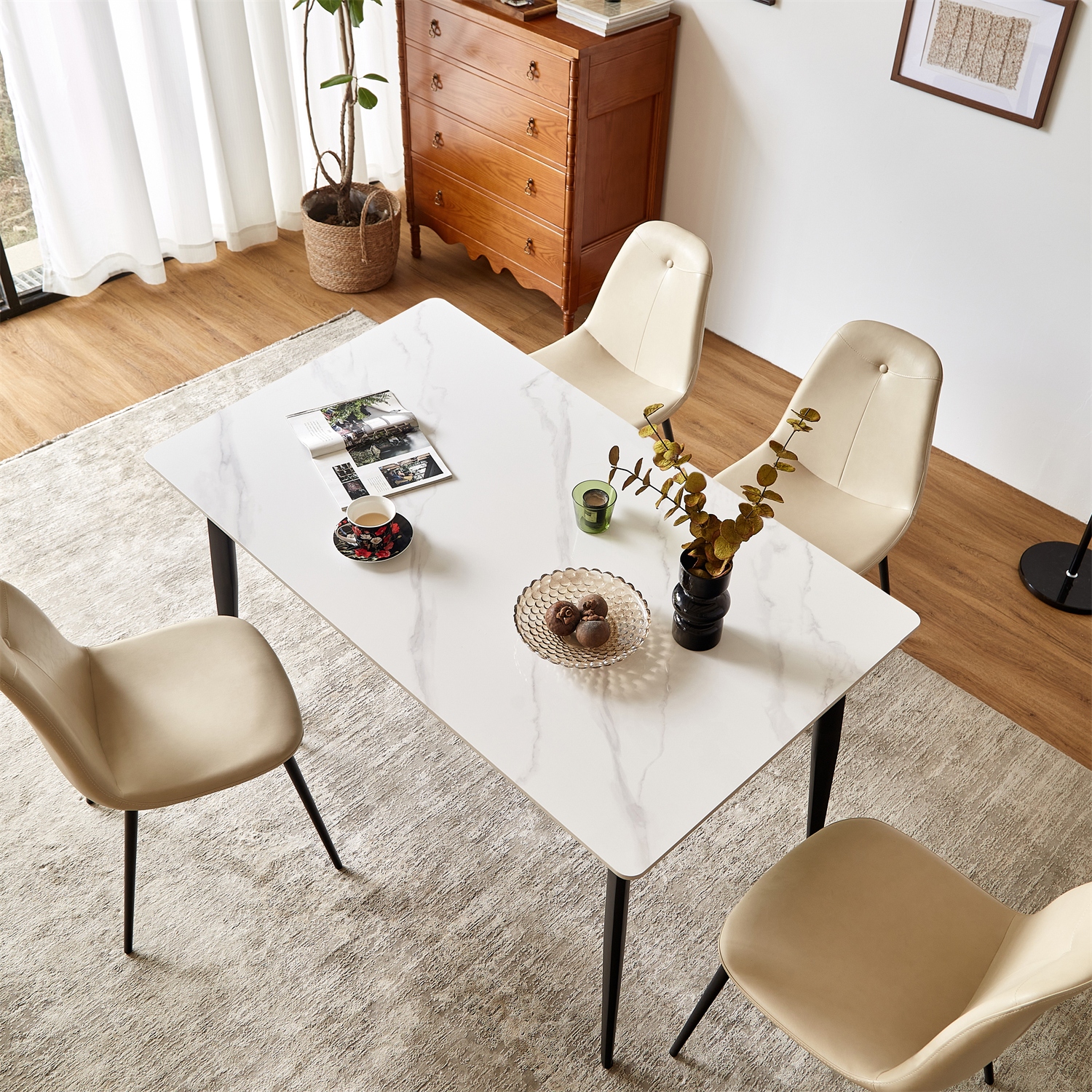 Porcelain top dining table store