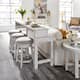 Modern Farmhouse Flea Market White Distressed 4 Piece Set - Overstock ...