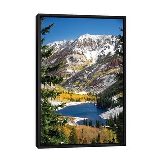 iCanvas "Snowy Maroon Bells" by Jonathan Ross Photography Framed Canvas ...