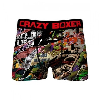 Crazy Boxers Teenage Mutant Ninja Turtles Comic Strips Boxer Briefs ...