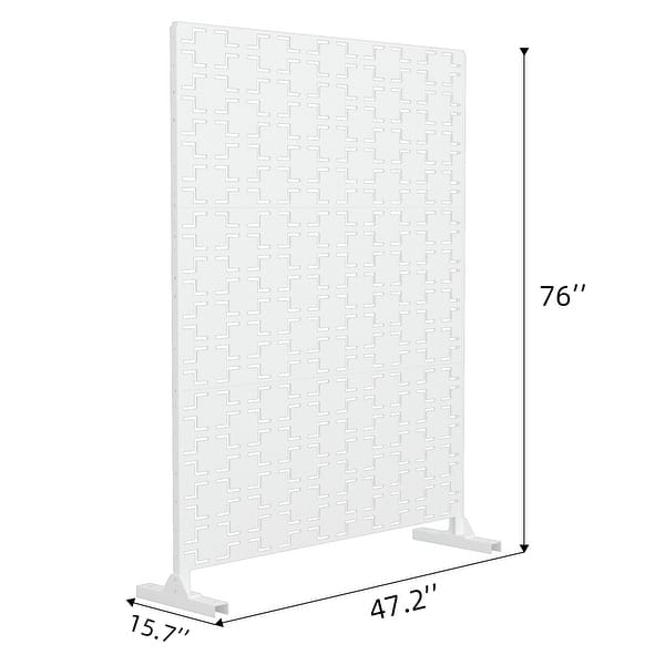 Modern Metal Freestanding Decorative Divider Outdoor Privacy Screen for ...