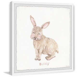 'Sweet Little Bunny' Framed Painting Print - Bed Bath & Beyond - 35510586