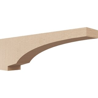 Series 3 Thin Moab Rough Cedar Woodgrain TimberThane Corbel, Primed Tan ...