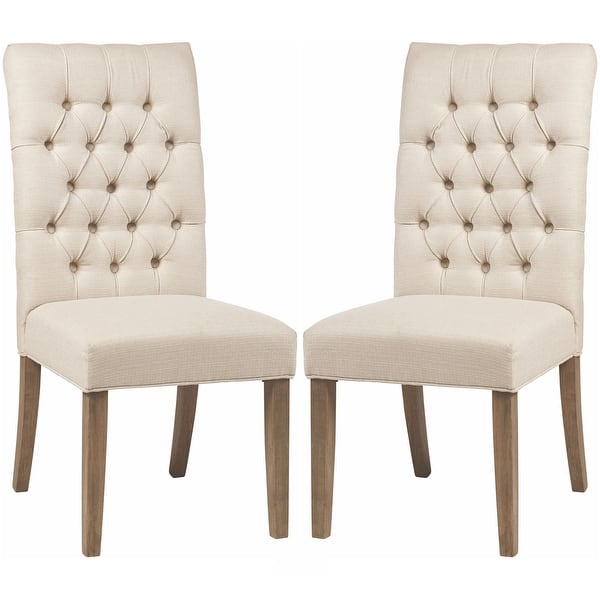 Button Tufted Design Parson Dining Chairs (Set of 2) - Bed Bath ...