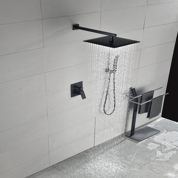 Modern Rain Shower Head Systems Wall Mounted Shower with Shower Niche ...