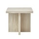 Roundhill Furniture Cavira Modern Faux Marble Living Room End/Side ...
