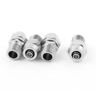 1/8BSP Male Thread 6mm Tube Dia Straight Pneumatic Coupler Connector ...