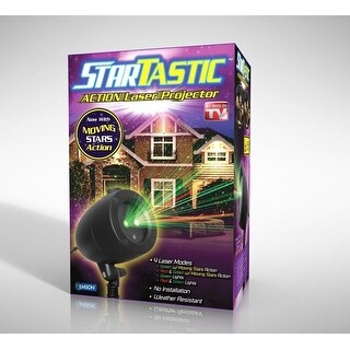 StarTastic 1035 Action Laser Projector w/ Moving Stars Action, As Seen ...