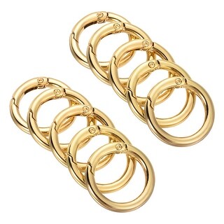 Spring Gate O Rings Round Snap Clips Zinc Alloy for Keyrings Buckle ...