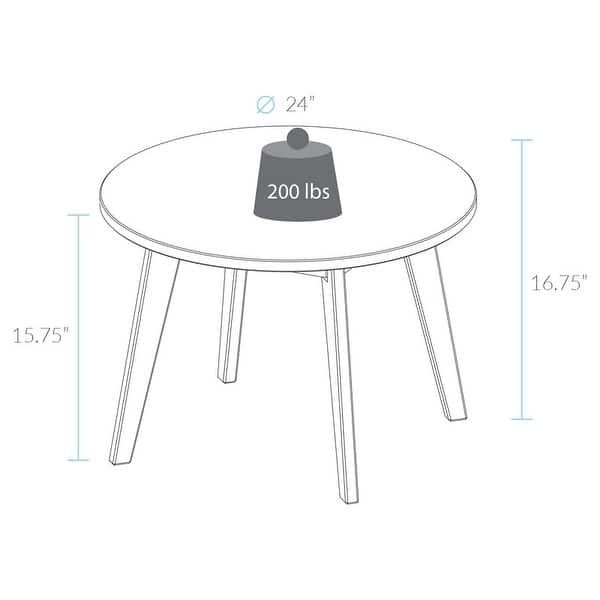 American Trails Genuine Hardwood Round Tables - Bed Bath & Beyond ...