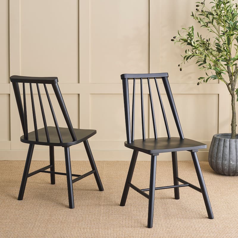 SAFAVIEH HOME Analin Dining Chair (Set of 2) - 18"W x 21"D x 33"H - On ...