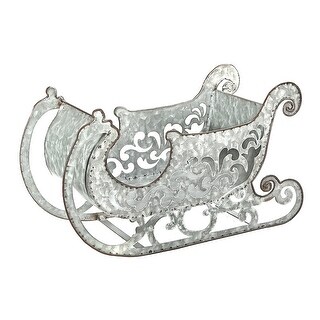 Metal Sleigh (Silver) - Bed Bath & Beyond - 34401428