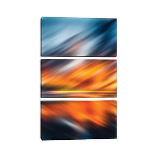 iCanvas "Abstract Movement XXXV" by Tenyo Marchev 3-Piece Canvas Wall ...